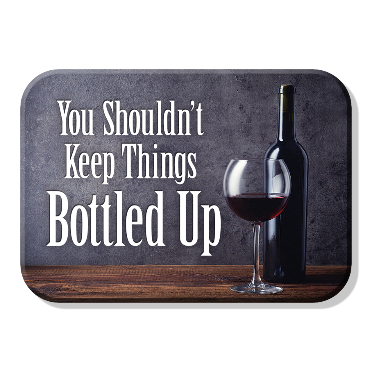 Bottled Up - Kjøleskapmagnet - METALLSKILT.NO