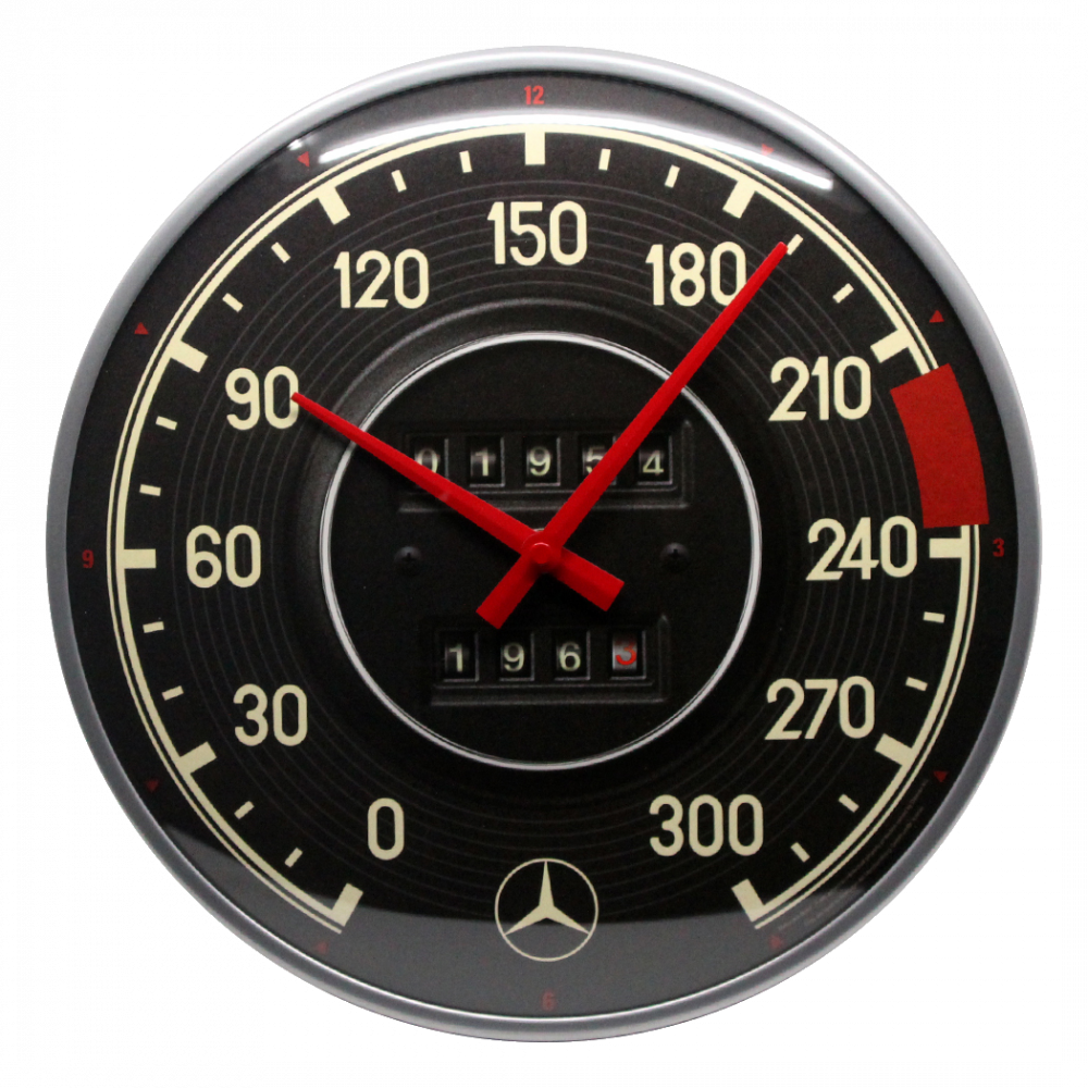 Mercedes-Benz Speedometer - Klokke - METALLSKILT.NO