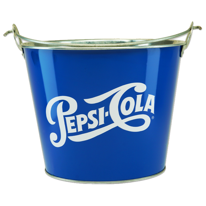 Pepsi-Cola Blue Ice Bucket - METALLSKILT.NO