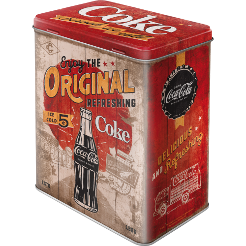 Coca-Cola - Original Coke - Metallboks Medium - METALLSKILT.NO